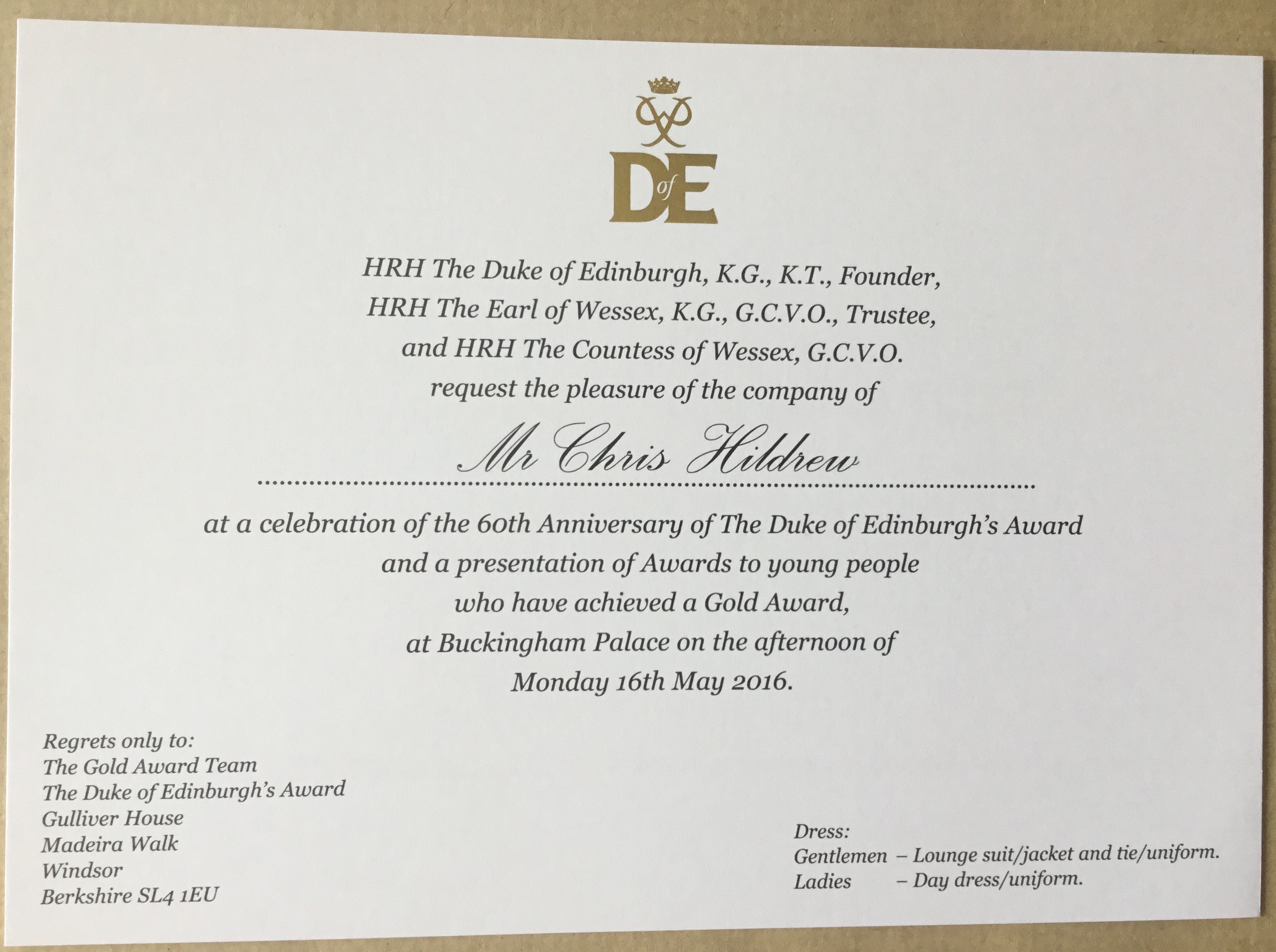 A day at the Palace | The Headteacher's Blog